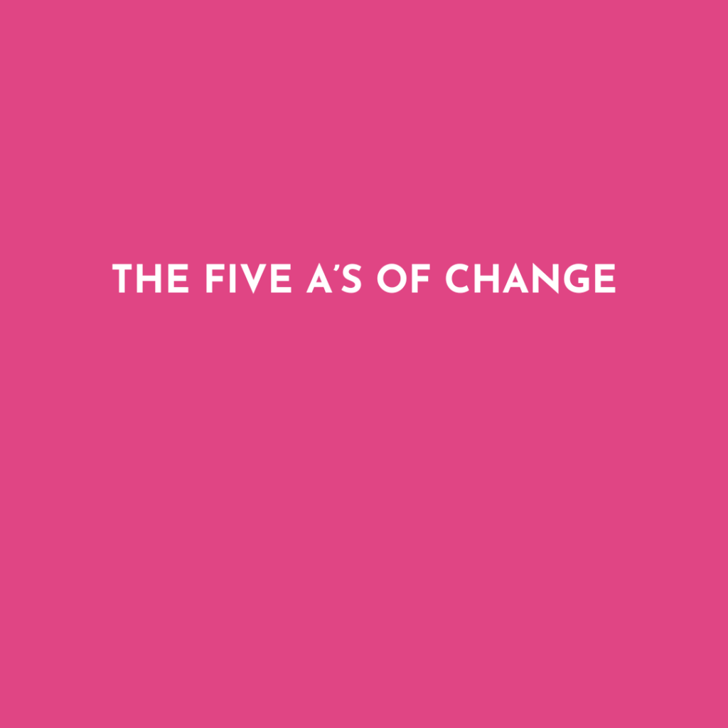 The 5 A's of Change - SMYD Accounting & Advisory